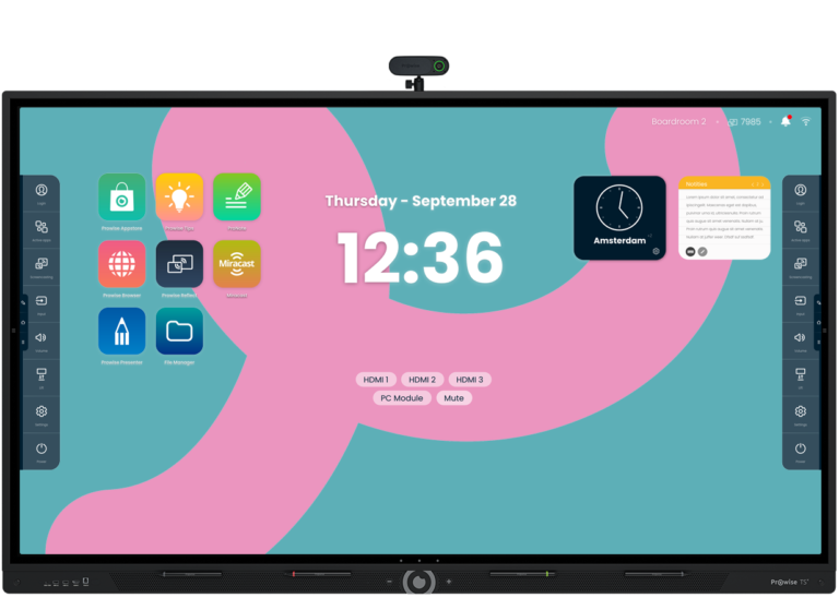 Prowise innoveert onderwijsmarkt met extra breed Windows-digibord - Prowise